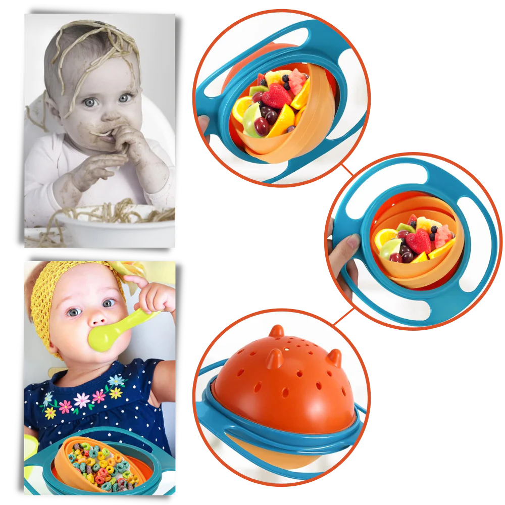 Spill Free Gyro Bowl For Kids - SK Collection – SK Collection PK