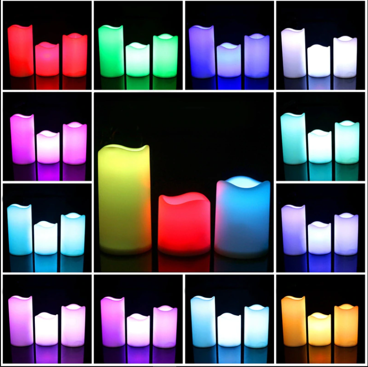Color Changing LED Candles / Flameless Candles - SK Collection – SK ...