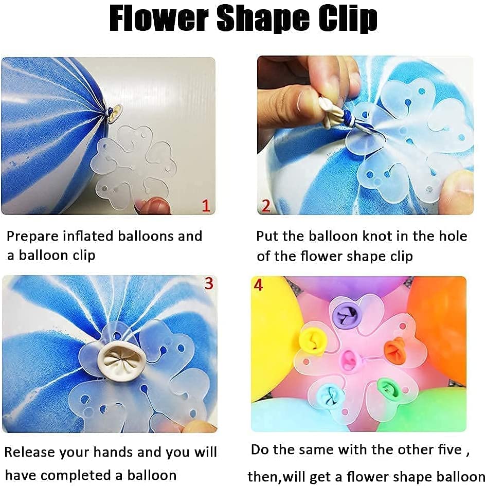 Flower Shape Balloon Clips - SK Collection – SK Collection PK